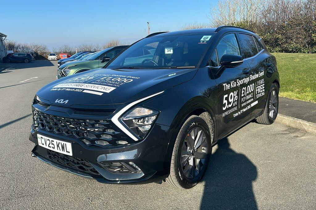 Used 2025 Kia Sportage SO74HGX 1.6T GDi 207 HEV Gt-line S 5Dr Auto Estate on Finance in Bathgate ...
