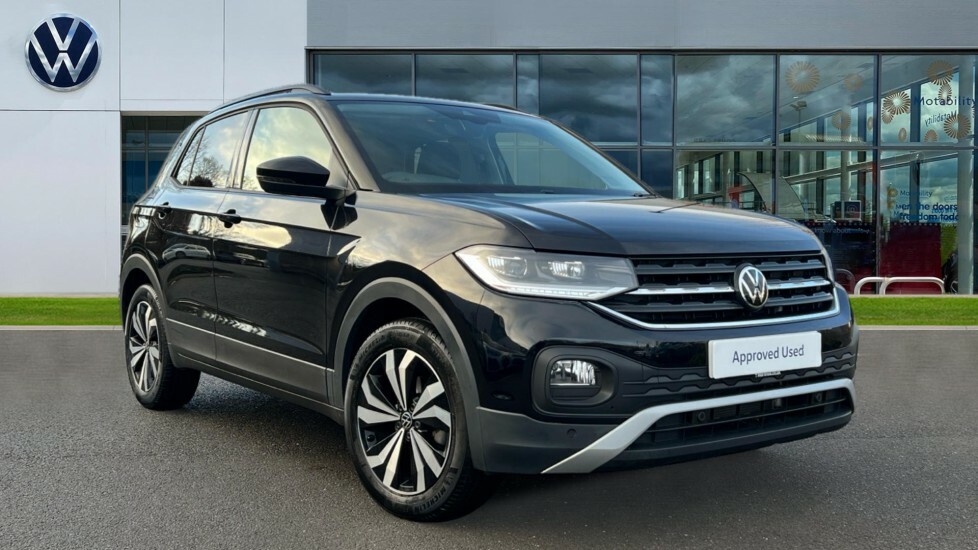 Used 2022 Volkswagen T-Cross OV72WFJ 1.0 TSI 110 Black Edition 5dr DSG ...